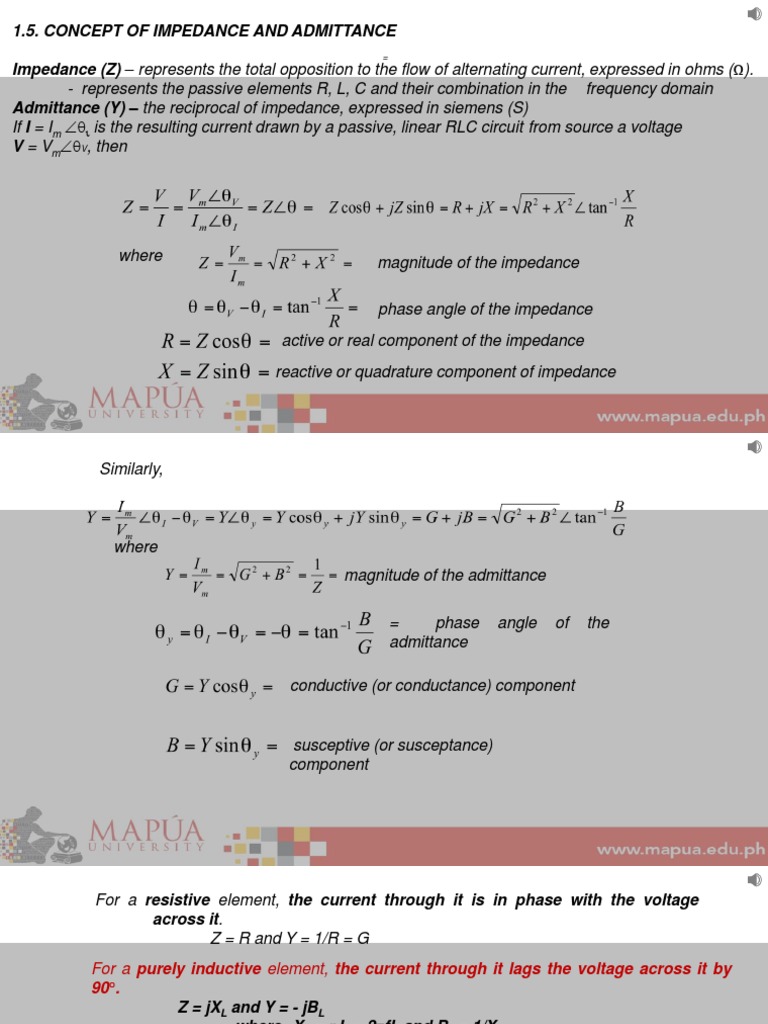 Impedance Admittance | PDF | Electrical Impedance | Electrical Engineering Impedance Admittance | PDF | Electrical Impedance | Electrical Engineering