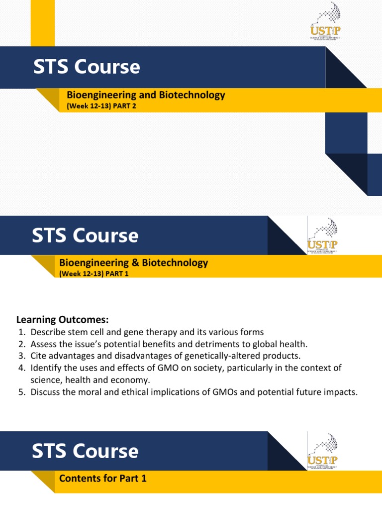 STS Week 12 - 13 Part 1 GMOs | PDF | Genetically Modified Organism | Plasmid