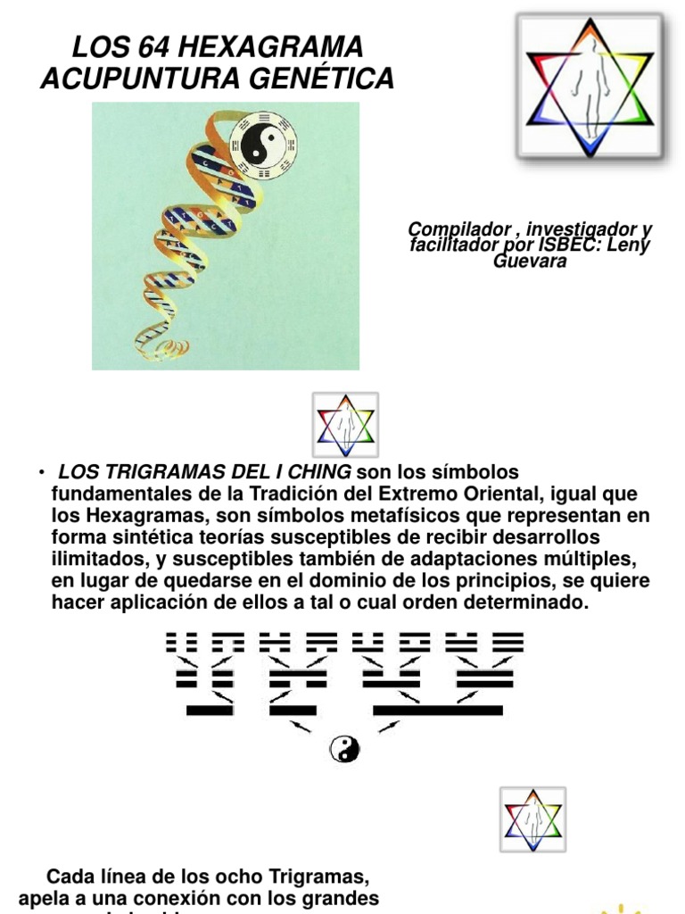 Los 64 Hexagrama | PDF | Codigo genetico | Adn