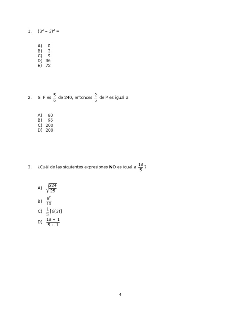 Ensayo 2 PAES - Preu PDV | PDF | Geometría | Geometría Elemental