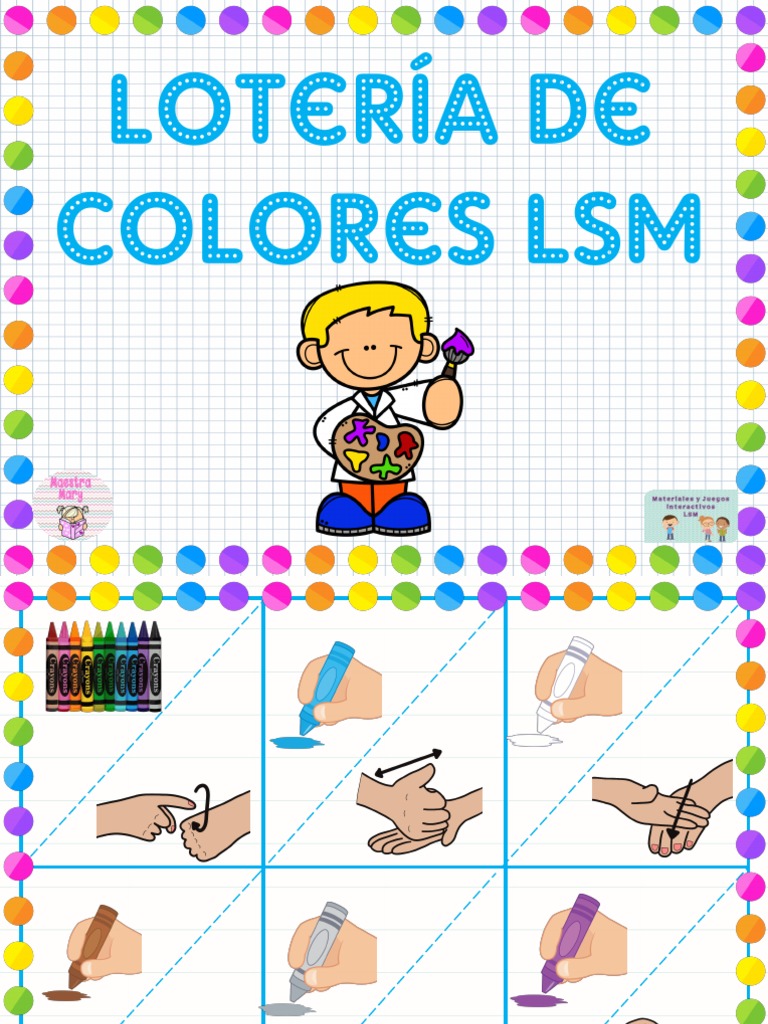 Lotería de Los Colores | PDF