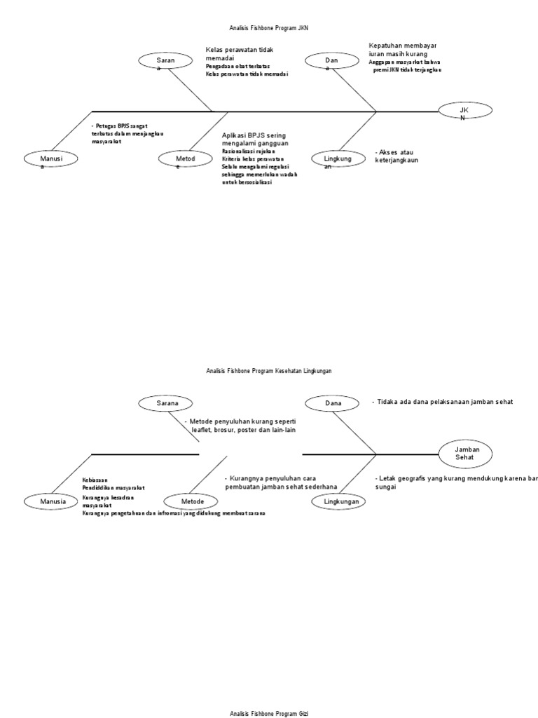 Analisis Fishbone Program Ukm | PDF