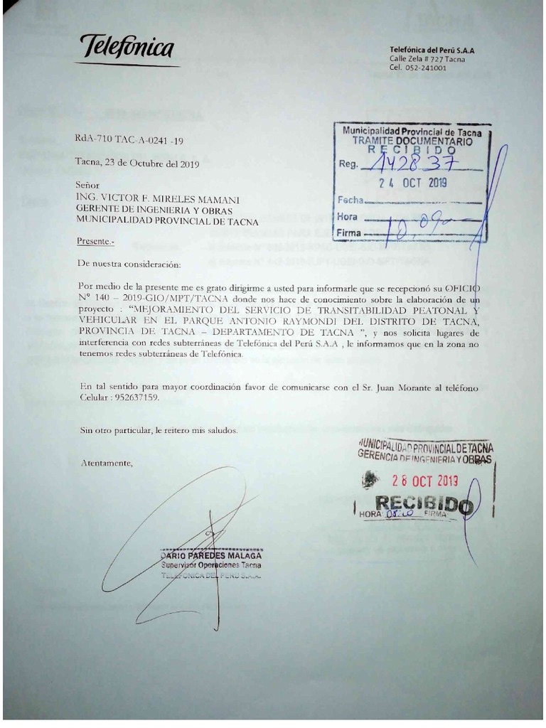 Informacion de Redes de Telefonica | PDF