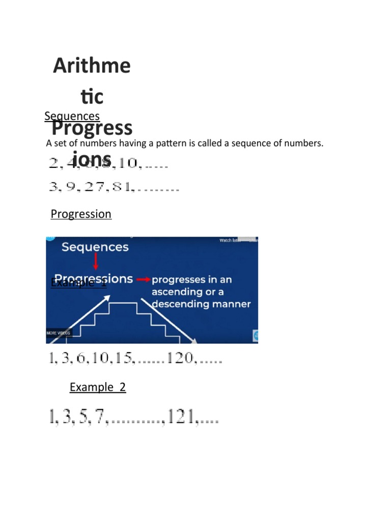 Arithmetic Progression Grade 10-c | PDF