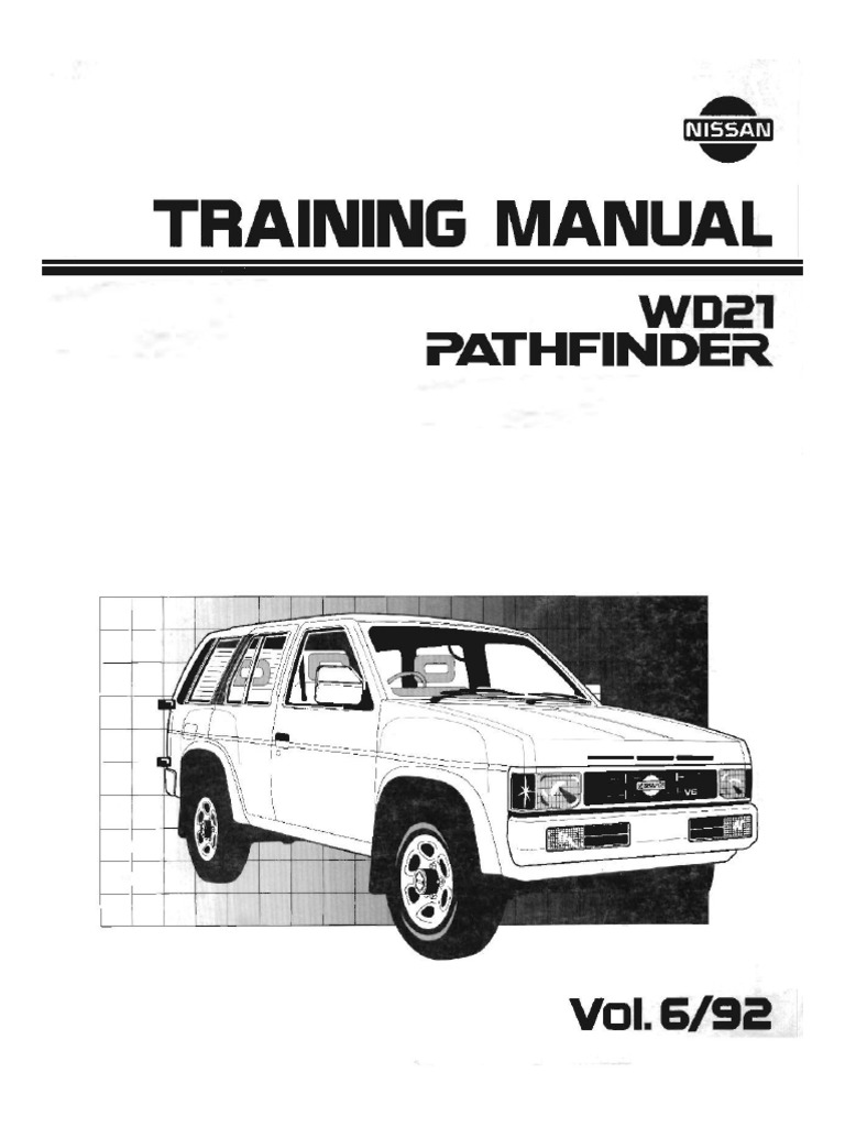 1992 Nissan d21 Pathfinder Training Manual | PDF