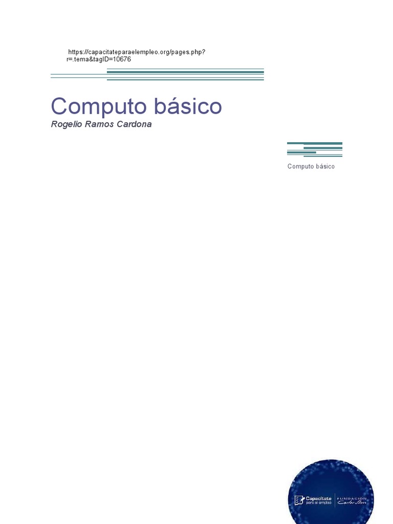 Computo Básico | PDF | Hardware de la computadora | Red de computadoras