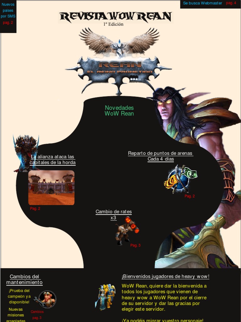 Novedades y Cambios en WoW Rean | PDF | Mundo de Warcraft | Ocio