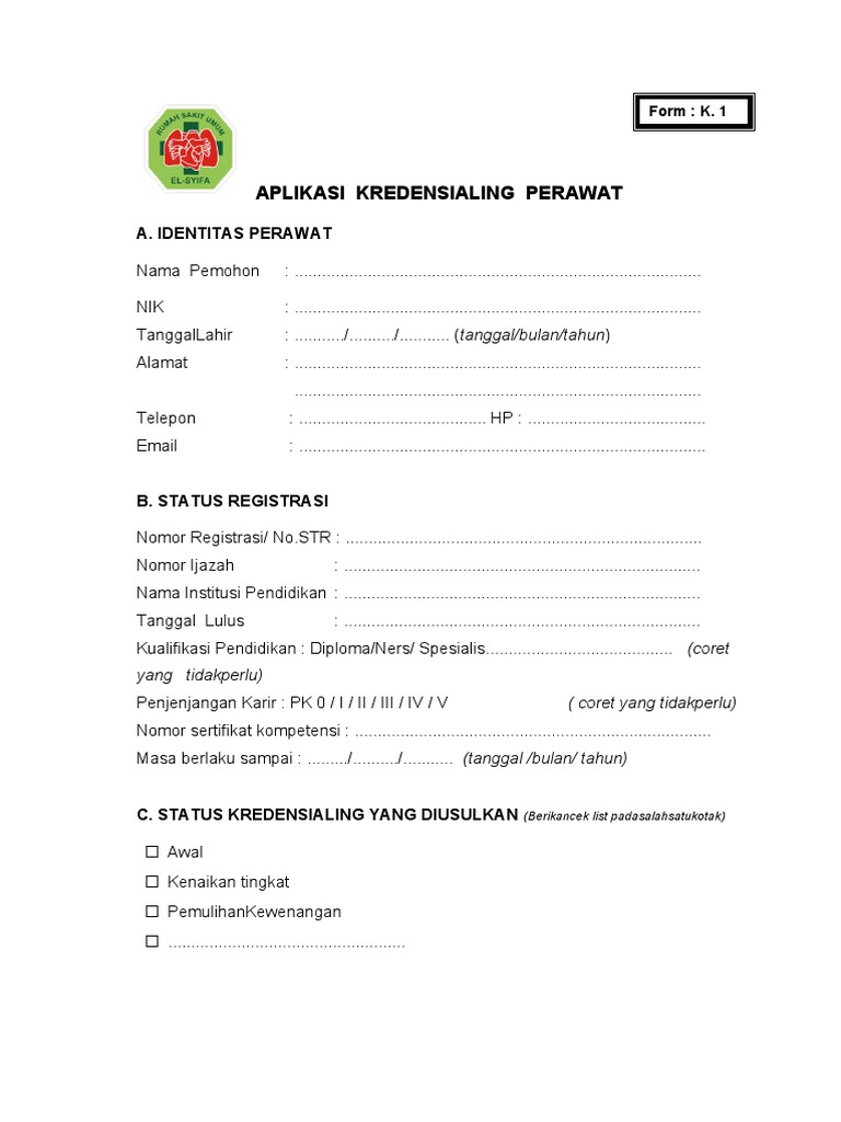 Form K.1 | PDF | Hukum