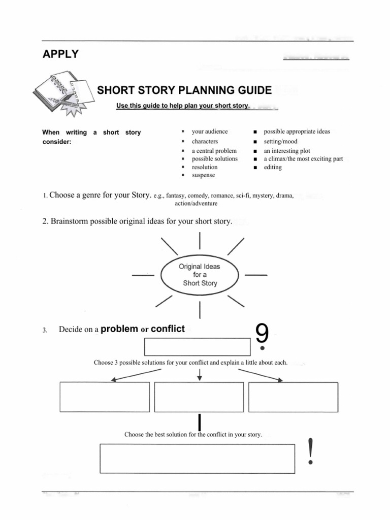 Writing A Short Story Planning Sheet - OCR | PDF | Plot (Narrative)