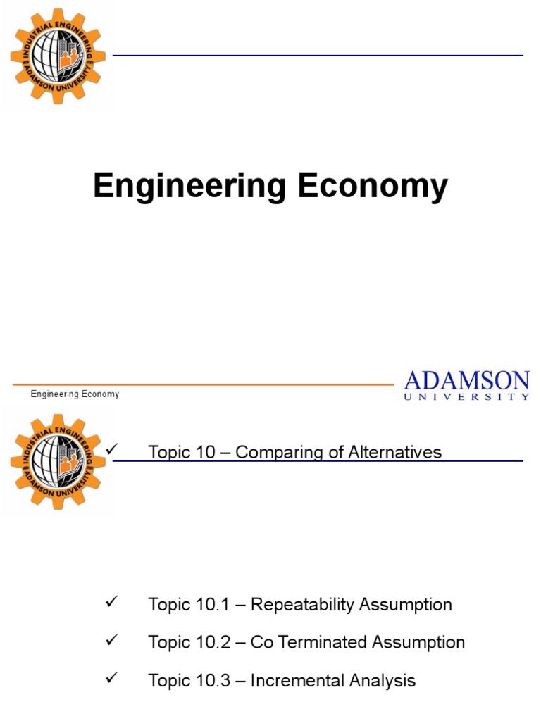 Engineering Economy 8 Ans | PDF | Economies | Market (Economics)