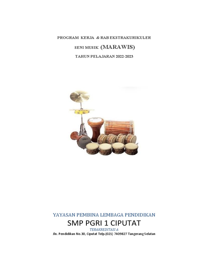 Program Kerja Ekstrakurikuler Marawis | PDF