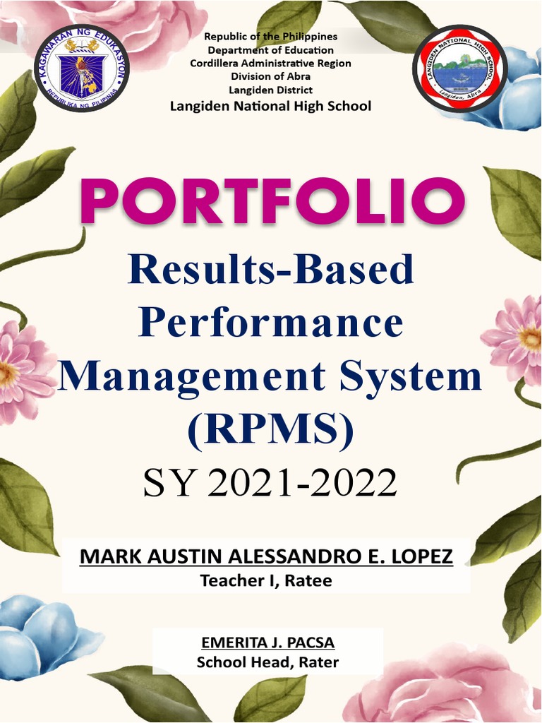 E-Rpms Portfolio (Design Thirteen) - Depedclick | PDF | Learning | Teachers
