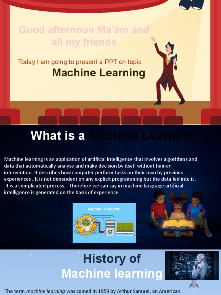 Machine Learning PPT For Students | PDF | Machine Learning | Artificial ...