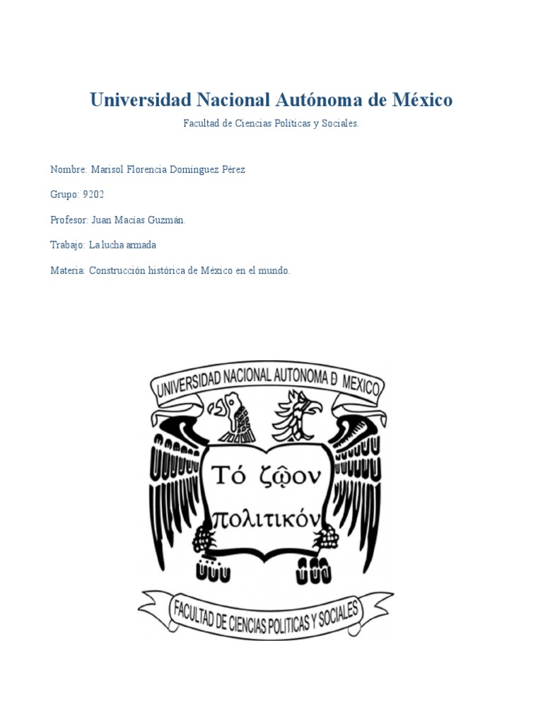 La Lucha Armada en México (1911-1920) | PDF | México