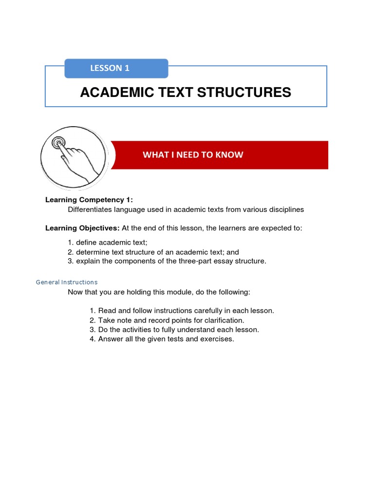 EAPP Lesson 1 | PDF | Thesis | Essays