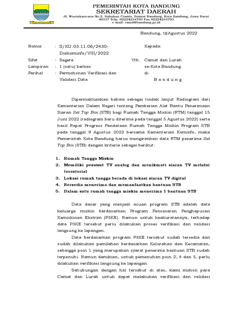 VERVAL STB SEKDA TTE Final | PDF