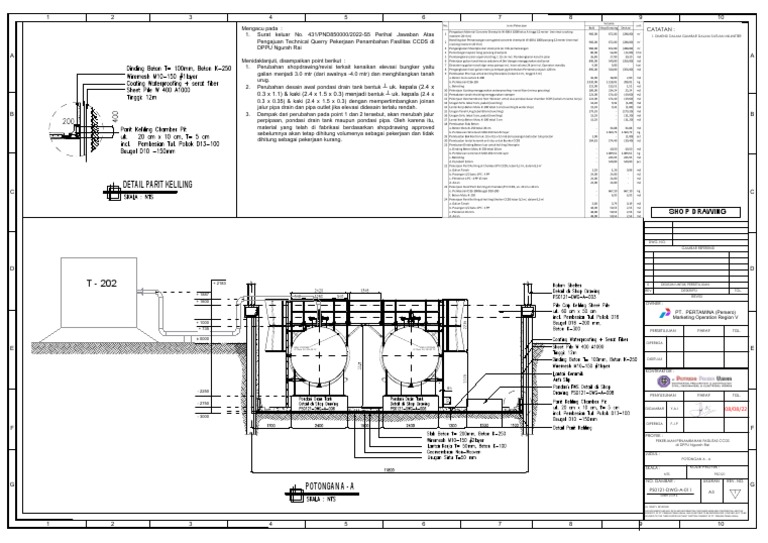 PS0121-DWG-A-011 Sheet 2 Potongan A - A R.1 | PDF