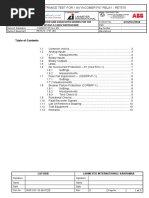 Relay Setting Calculation Sheet | PDF | Fuse (Electrical) | Transformer