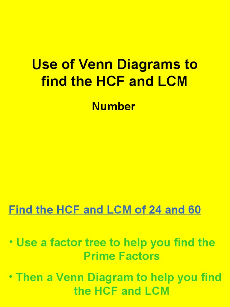 HCF & LCM | PDF