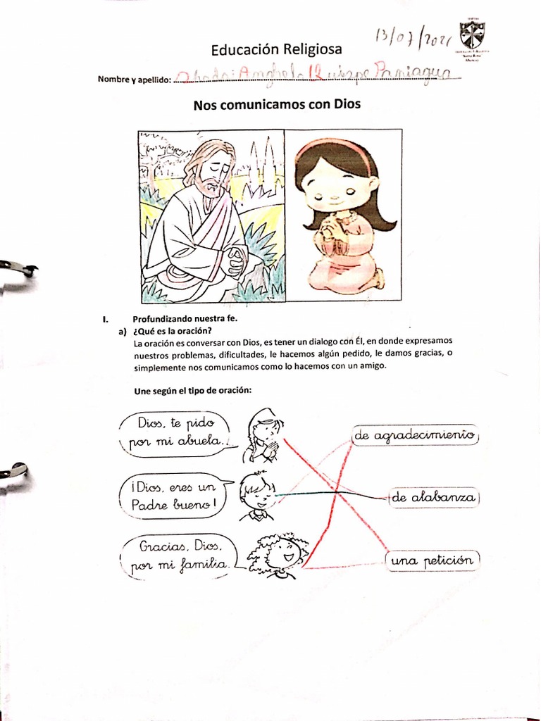 Nos Comunicamos Con Dios 13 07 2021 | PDF