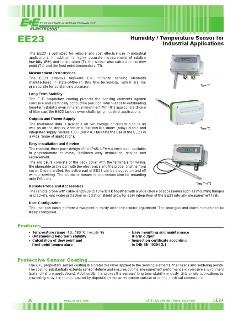 Datasheet EE23 | PDF | Power Supply | Electrical Engineering
