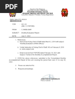 Monthly ELCAC Activities Report - Jan 2025 | PDF