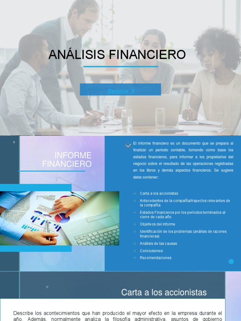 Analisis Financiero | PDF | Estado financiero | Contabilidad
