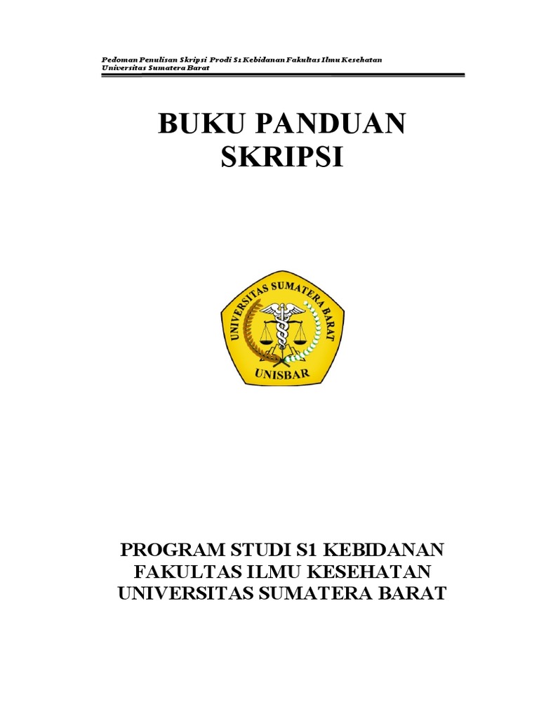 Panduan Skripsi s1 Kebidanan | PDF | Sains & Matematika