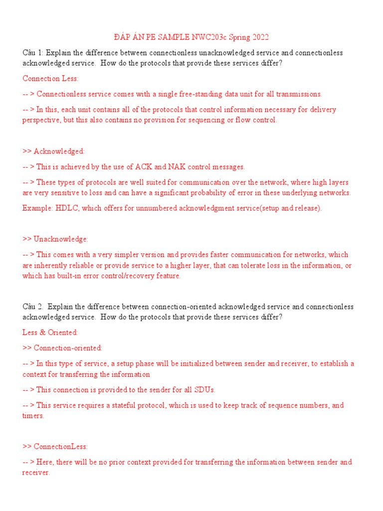 NWC HaTrang | Download Free PDF | Computer Network | Transmission ...