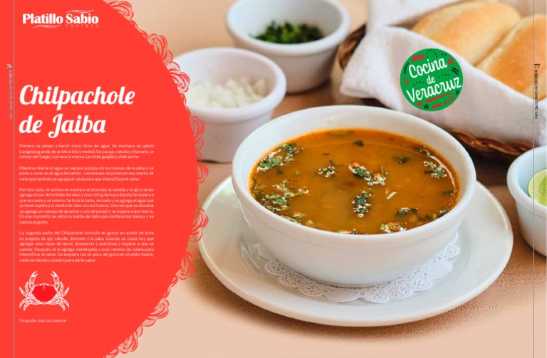Chilpachole de Jaiba: Receta Auténtica | PDF | Cocina, comidas y vino