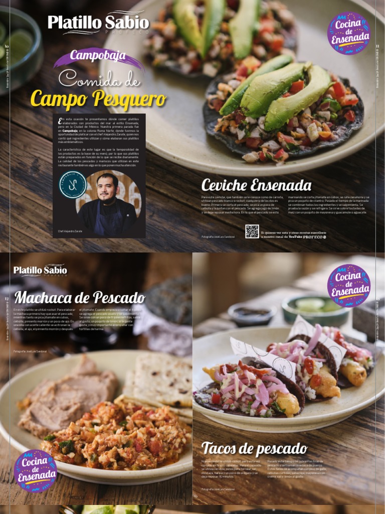 Cocina de Ensenada Platillo Sabio Profeco | PDF | Cocinando | Cocina
