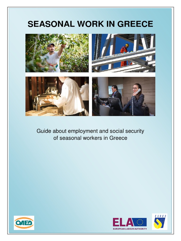 Seasonal Work in Greece en 11 | PDF | Employment | Salary