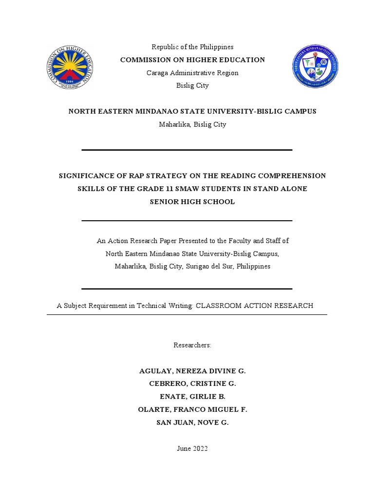 Action Research-Chapter 1 (Agulay, Cebrero, Enate, Olarte, Sanjuan ...