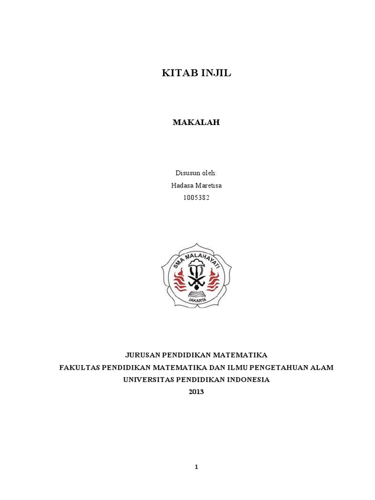 Kitab Injil | PDF