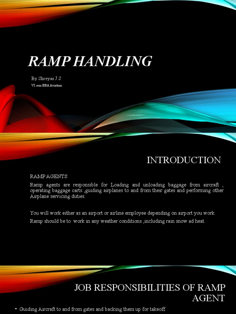 Ramp Handling | Download Free PDF | Transport | Aviation