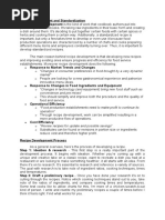 Food Production Notes | PDF | Chef | Foods