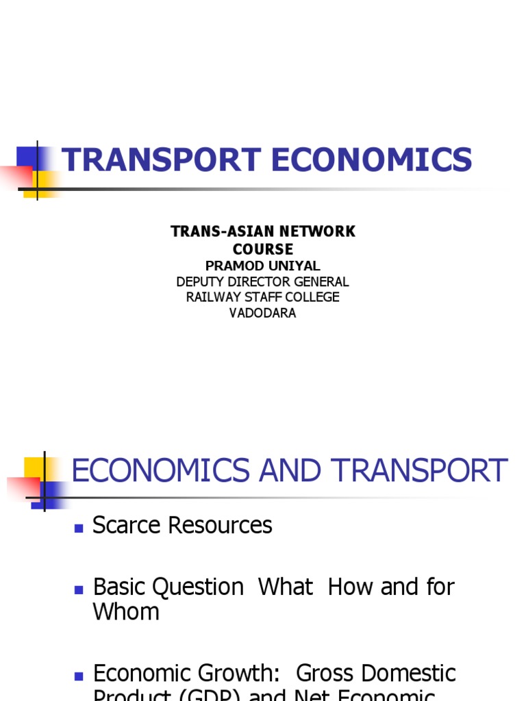 Economics Transport | PDF | Economics | Monopoly