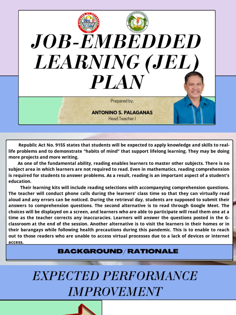 Jel Plan PDF Reading Comprehension Learning
