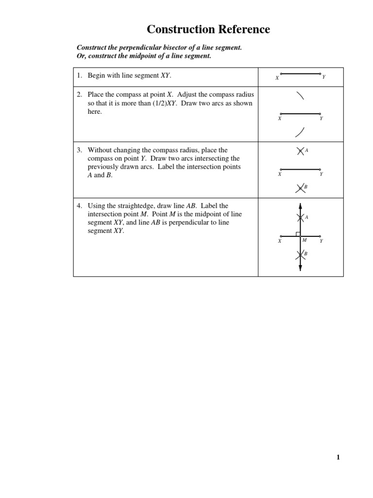 Constructions | PDF | Circle | Triangle