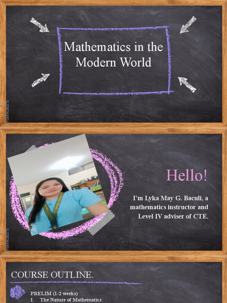 Week 1 Math in The Modern World | PDF | Pattern | Mathematics