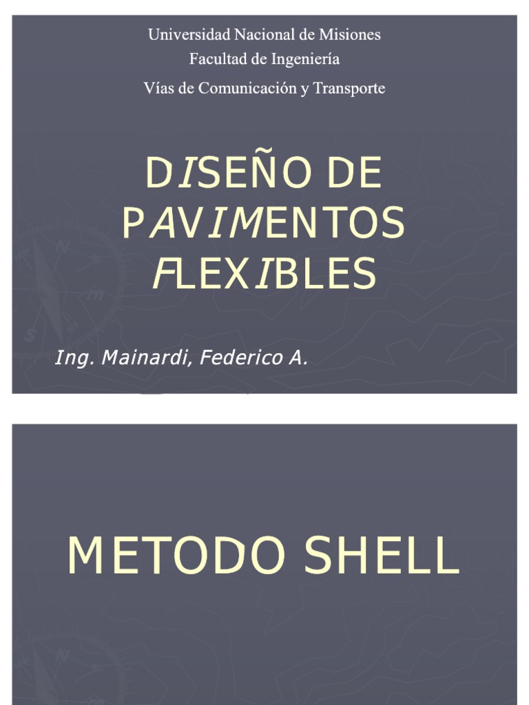 Diseño de Pavimentos Flexibles - SHELL | PDF