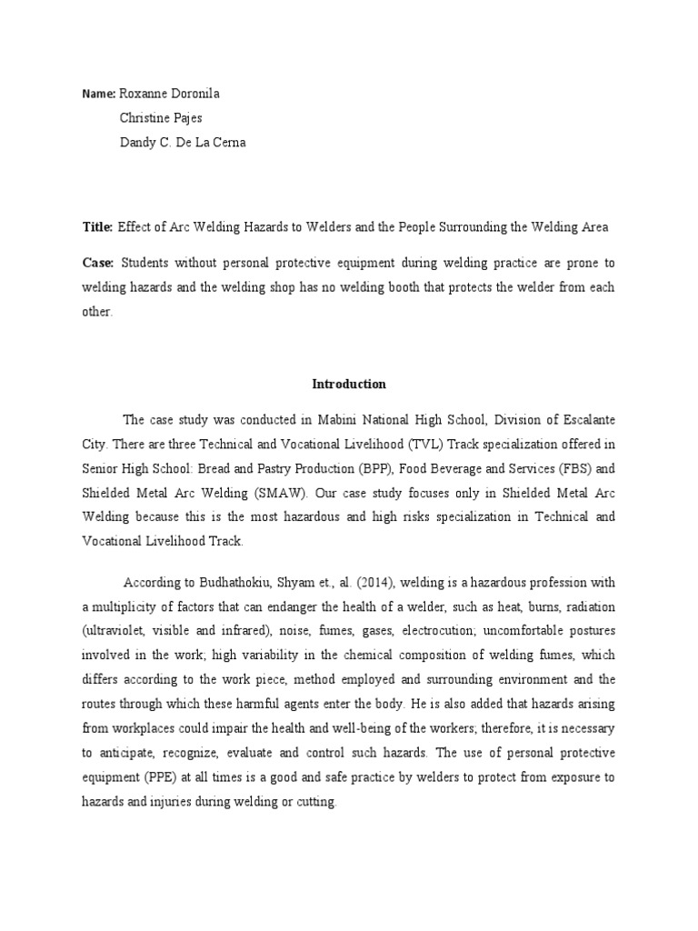 Final Case Study | PDF | Welding | Construction