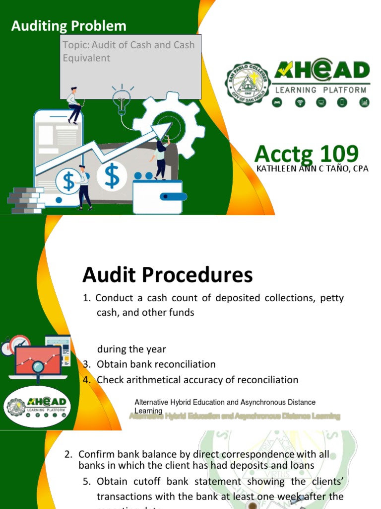 Module 1 Cash and Cash Equivalent - Audit Procedures | PDF