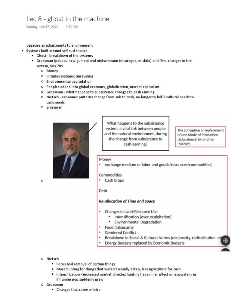 Lec 8 Ghost in The Machine | PDF
