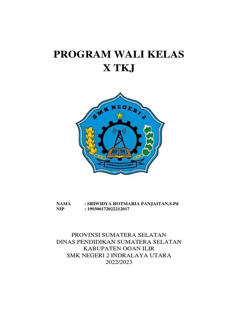 Program Wali Kelas X TKJ | PDF