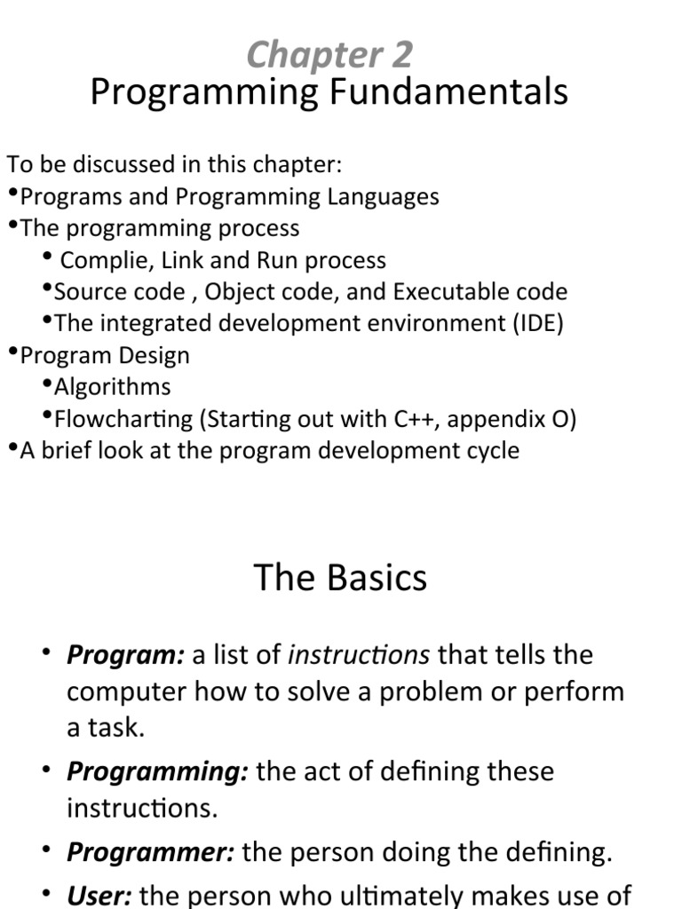 Chapter2 1 | PDF | Computer Programming | Programming Chapter2 1 | PDF | Computer Programming | Programming