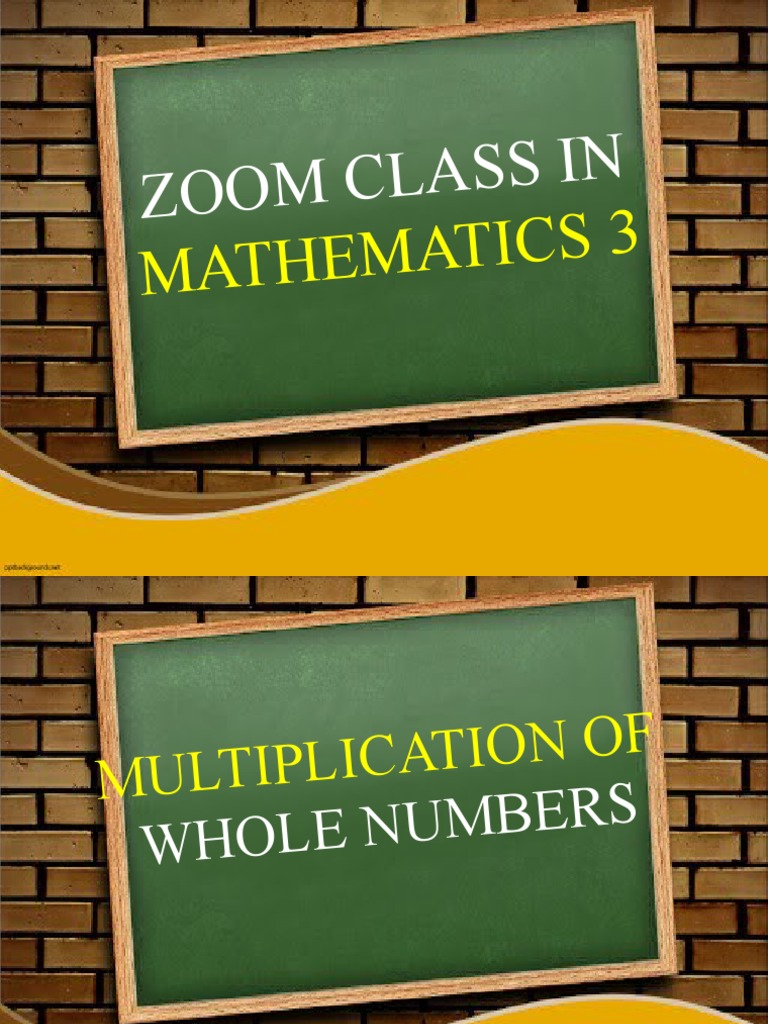Multiplication of Whole Numbers | Download Free PDF | Multiplication ...