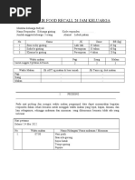 Tabel Angka Kecukupan Gizi (AKG) Indonesia Kementrian Kesehatan, 2019 | PDF