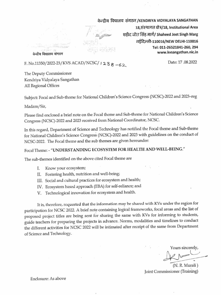 NCSC Focal and Sub Theme | PDF | Ecosystem | Biodiversity