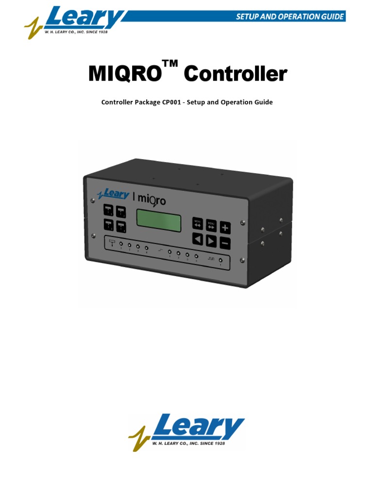 Leary glue valve controller Q4 | PDF | Electromagnetic Interference | Parameter (Computer ...